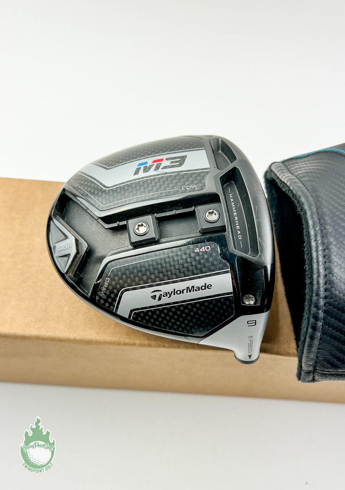 Used Right Handed Tour Issue TaylorMade M3 440 Driver 9* HEAD ONLY Golf ...