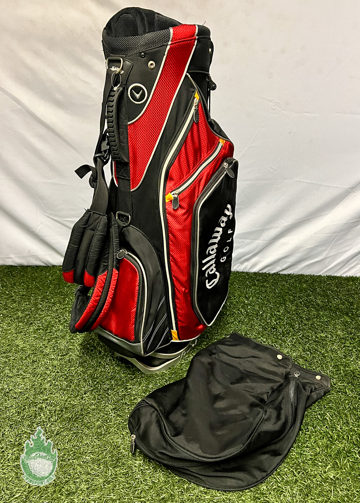 Callaway 7-way Warbird Cart Carry Golf Stand Bag – Black w/ Straps ...