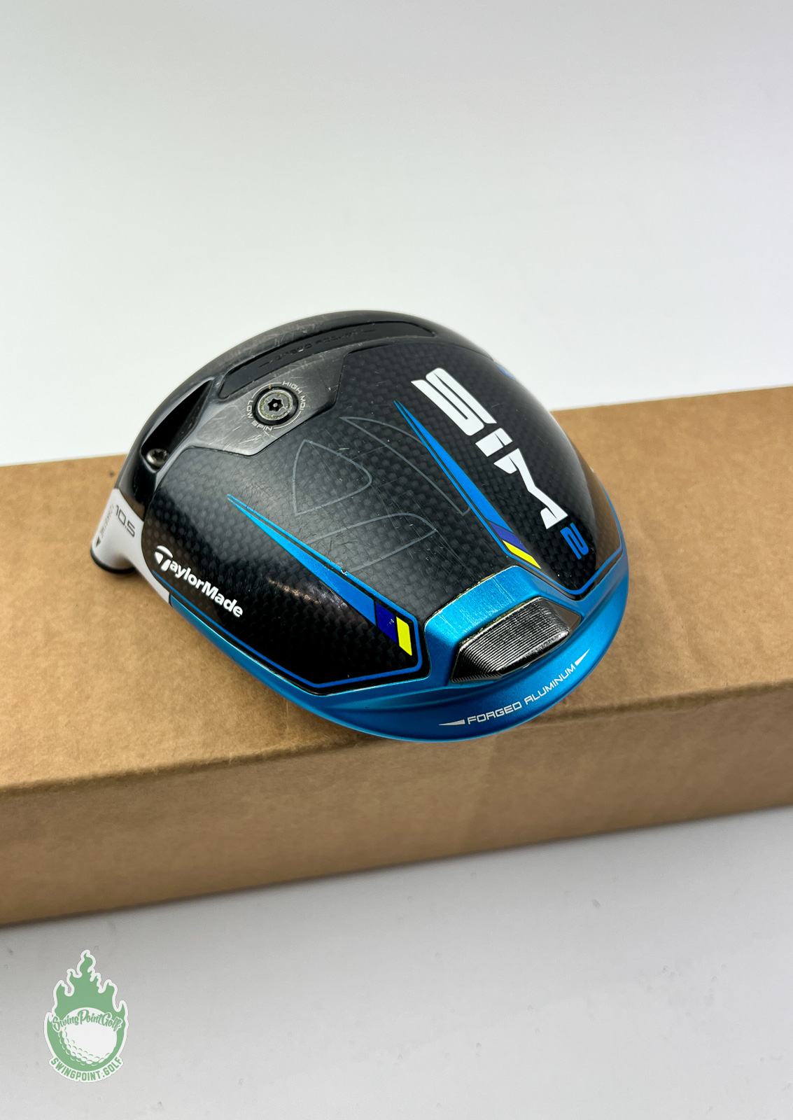 Used LEFT Handed 2021 TaylorMade SIM 2 Driver 10.5* HEAD ONLY Golf Club ...