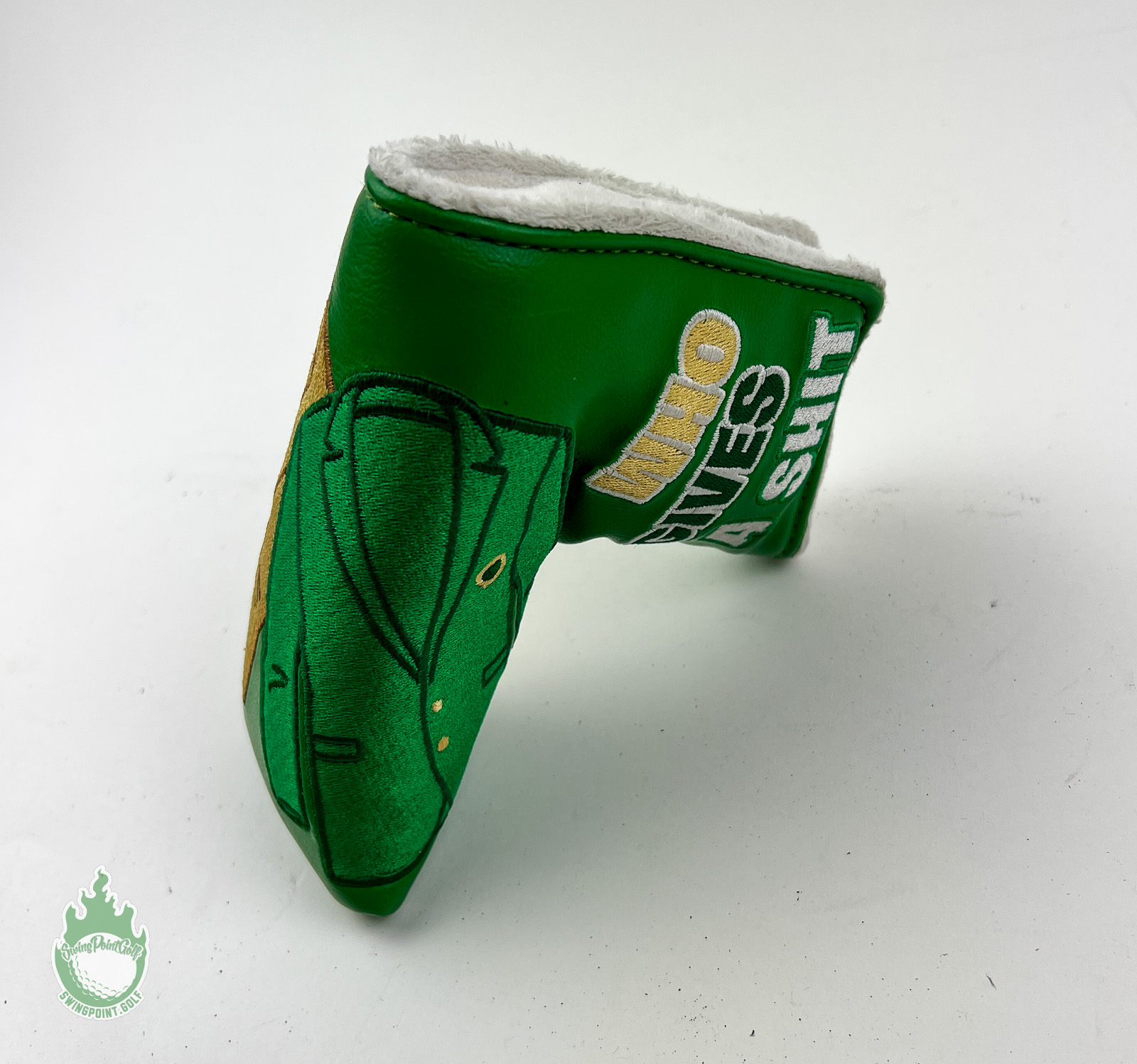 Swag Golf Who Gives a Sh#t Green Jacket Blade Cover Putter Headcover ...
