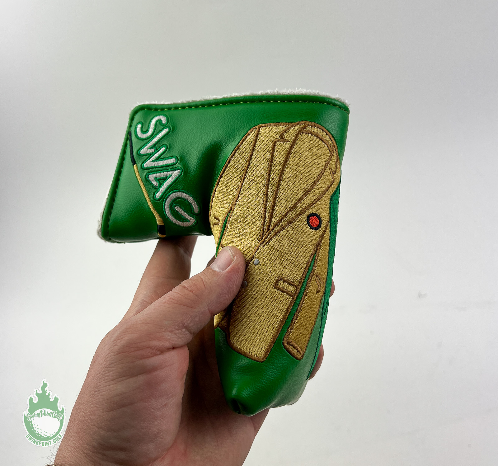 Swag Golf Who Gives a Sh#t Green Jacket Blade Cover Putter Headcover ...