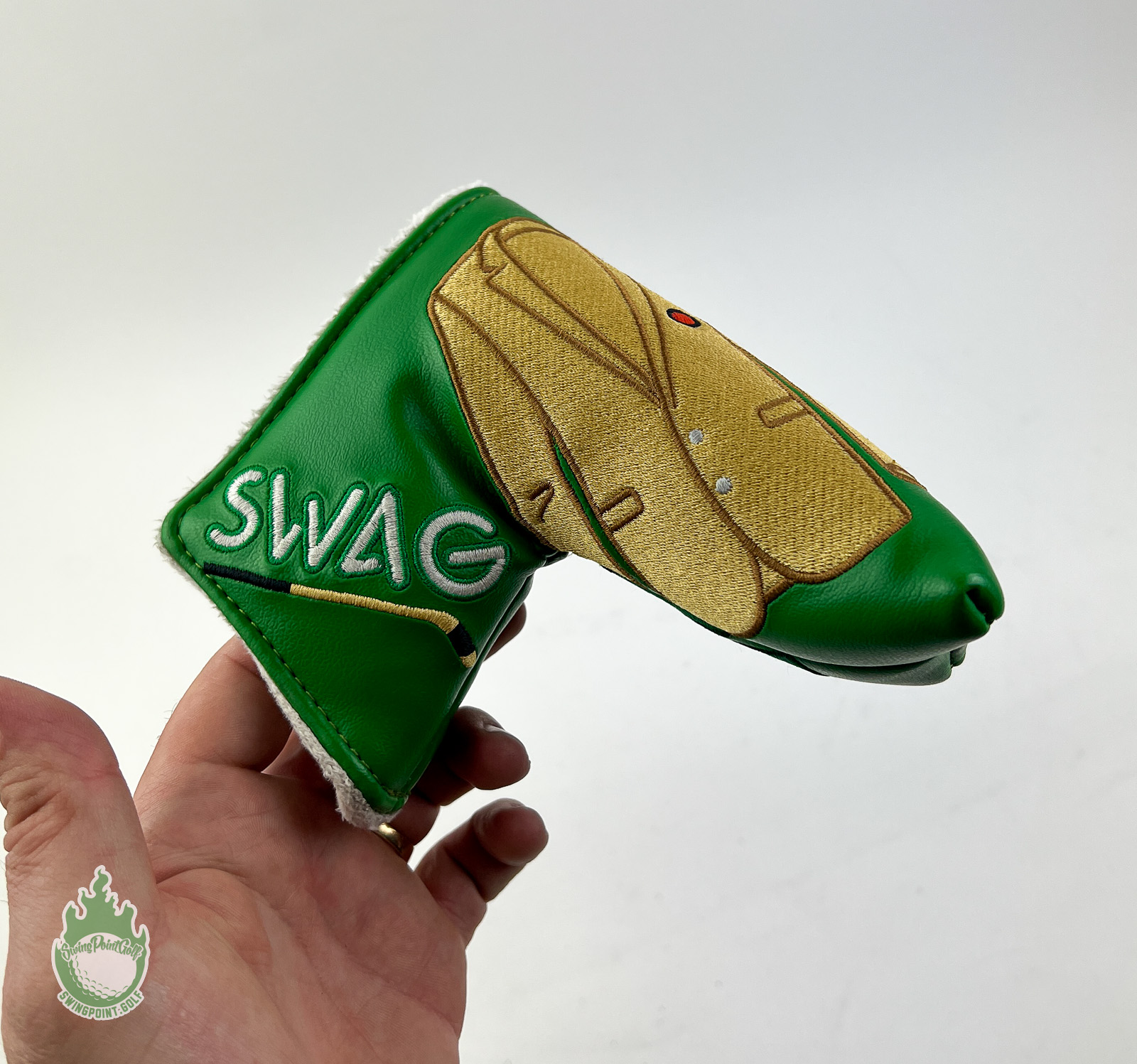 Swag Golf Who Gives a Sh#t Green Jacket Blade Cover Putter Headcover ...