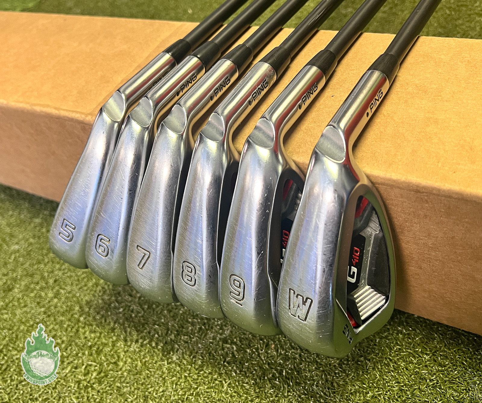 Used RH Ping Black Dot G410 Irons 5-PW ALTA CB AWT Senior Graphite Golf Set · SwingPoint Golf®