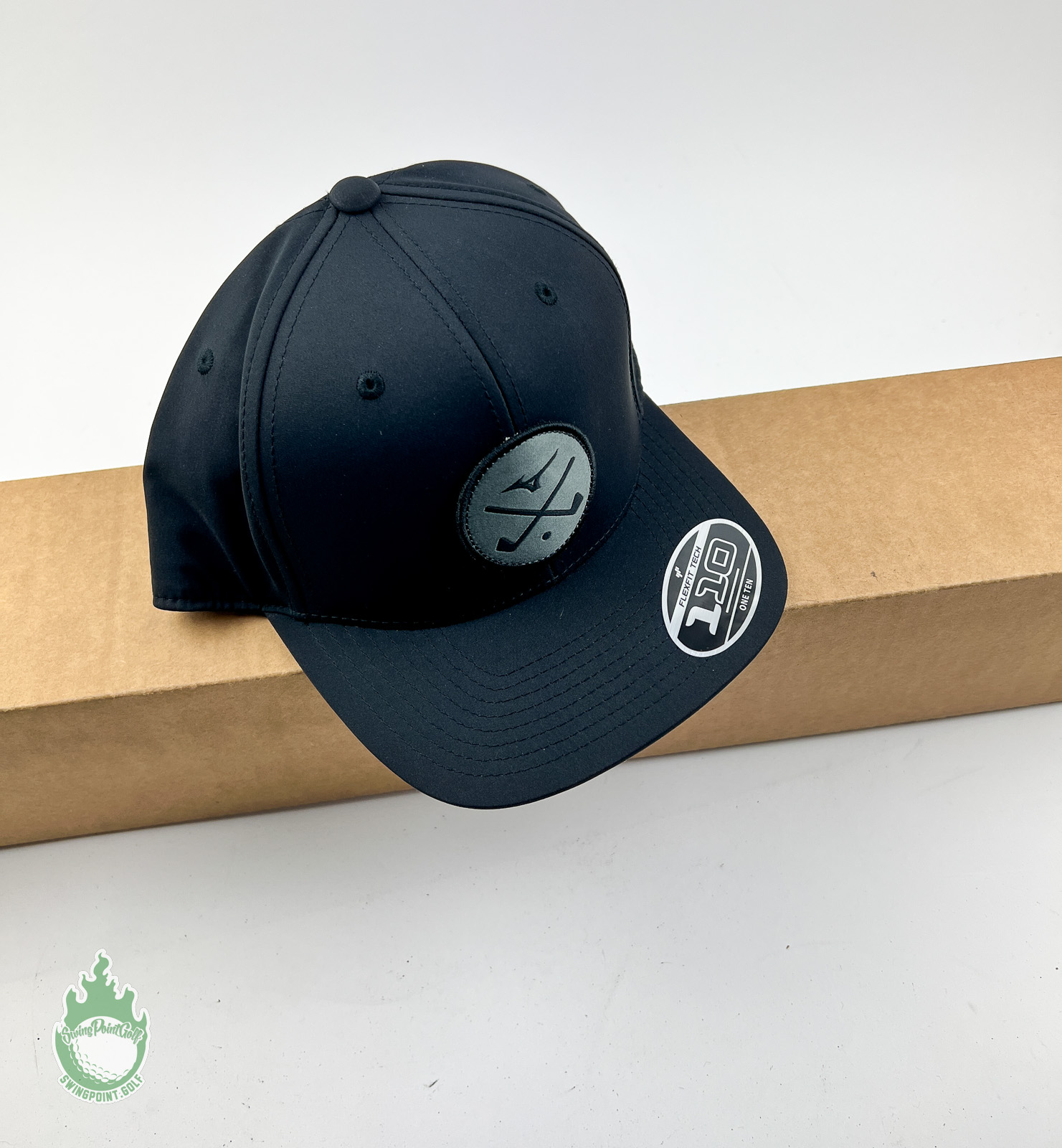 New w/ Tags Mizuno Crossed Clubs Snapback Black Golf Hat · SwingPoint Golf®
