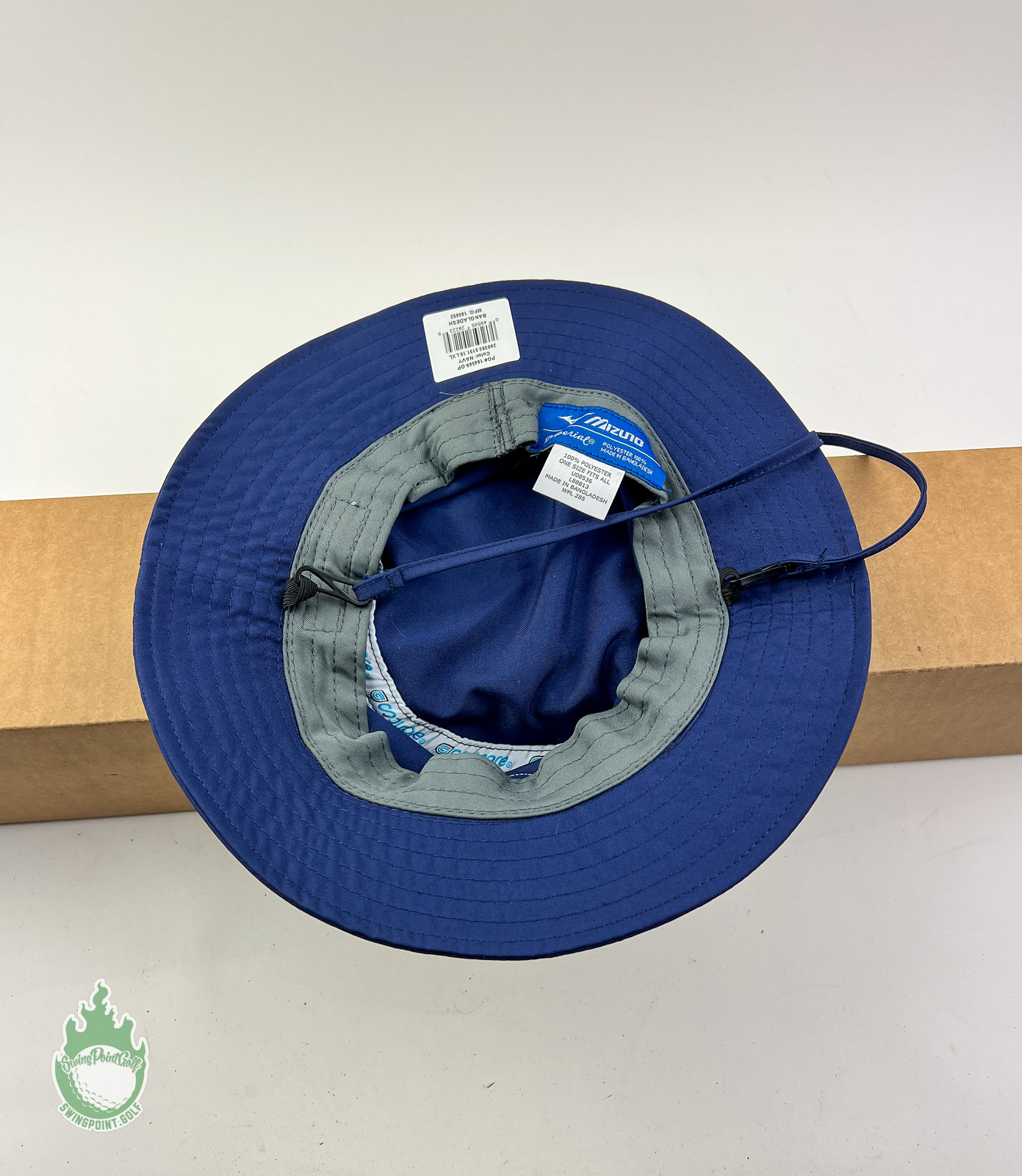 New w/ Tags Mizuno Blue Bucket Hat Imperial Coolcore L/XL 30% Cooler ...