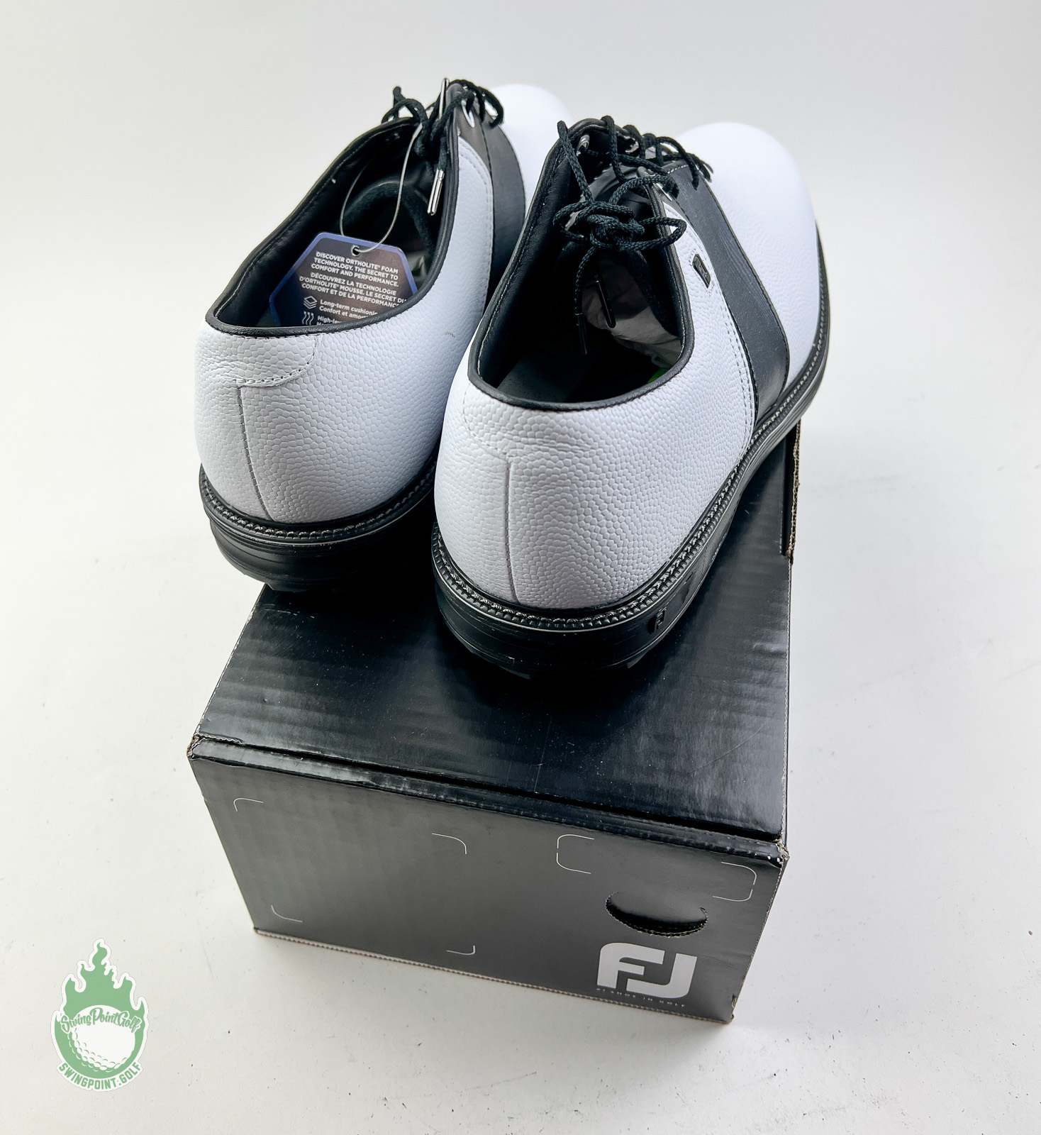 New in Box FootJoy DryJoys Premiere Series Leather Mens 13 M Golf Shoes ...