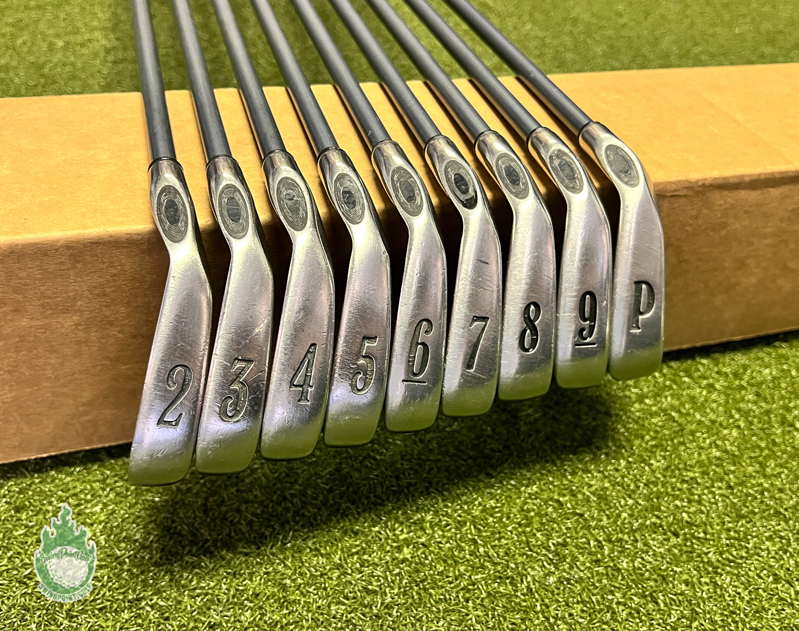 Used Right Handed Callaway S2H2 Irons 2-PW 90g Regular Flex Graphite ...