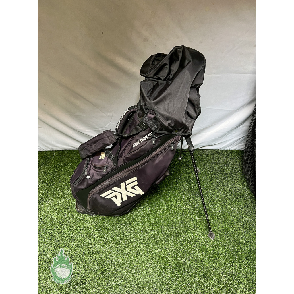 Used PXG Golf Stand Bag Black 4-Way Parsons Extreme Golf W/ Cooler ...