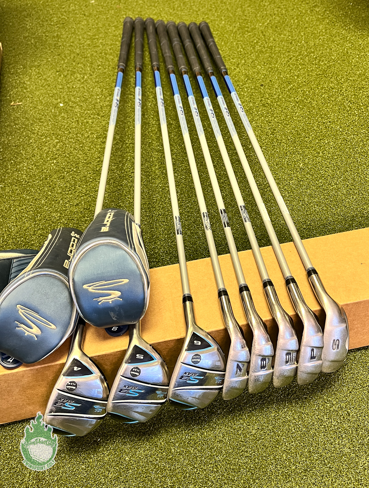 Used RH Cobra S3 Max Combo Irons 4H 5H 6H 7-PW/SW 55g Ladies Graphite ...