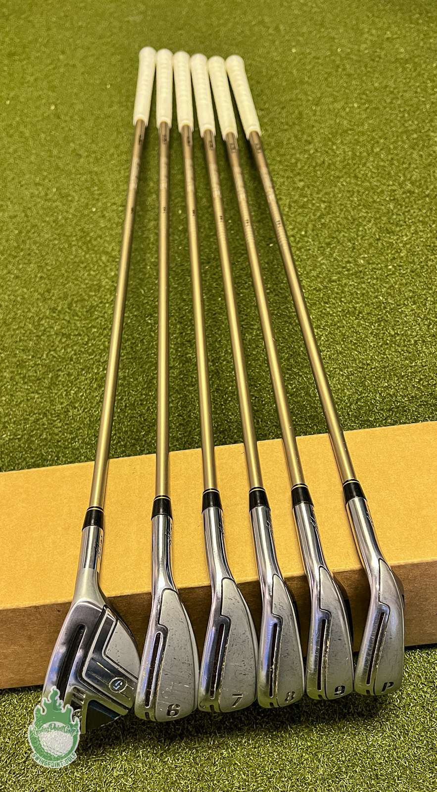 Used RH Adams IDEA Combo Hybrid Irons 5H 6-PW 59g Ladies Flex Graphite ...