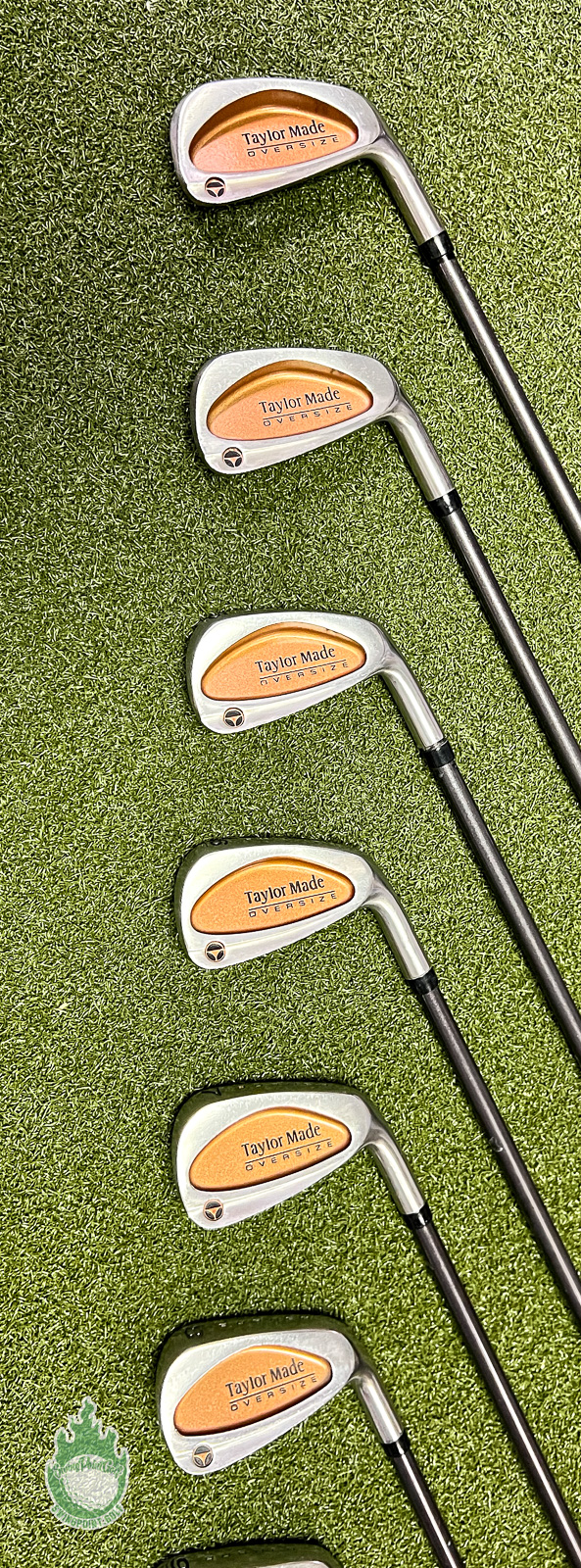 Used TaylorMade Burner Oversize Irons 3-PW/SW 90g Stiff Graphite Golf ...