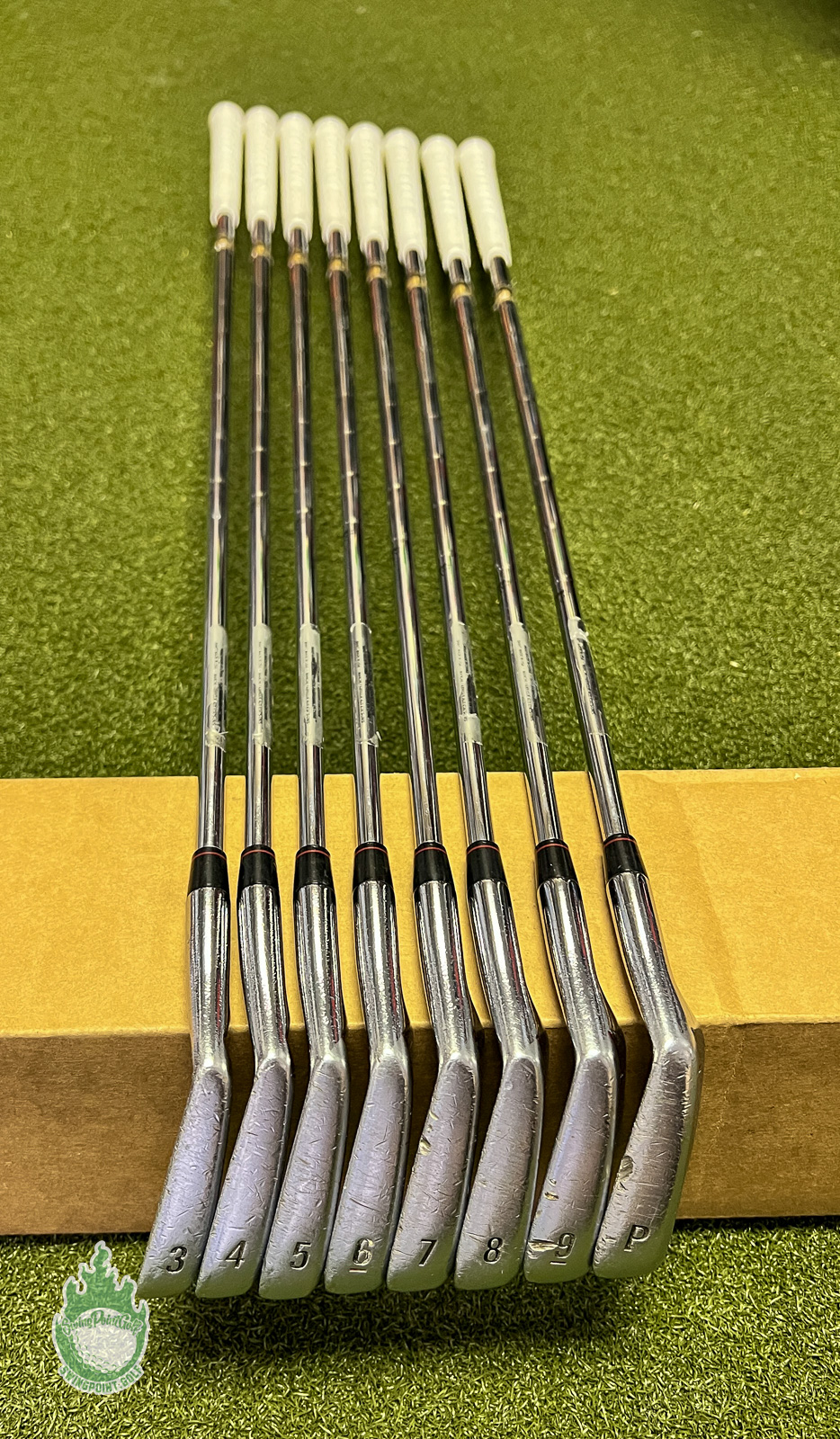 Used Nike Victory Red Tiger Woods Forged Irons 3-PW S300 Stiff Steel ...