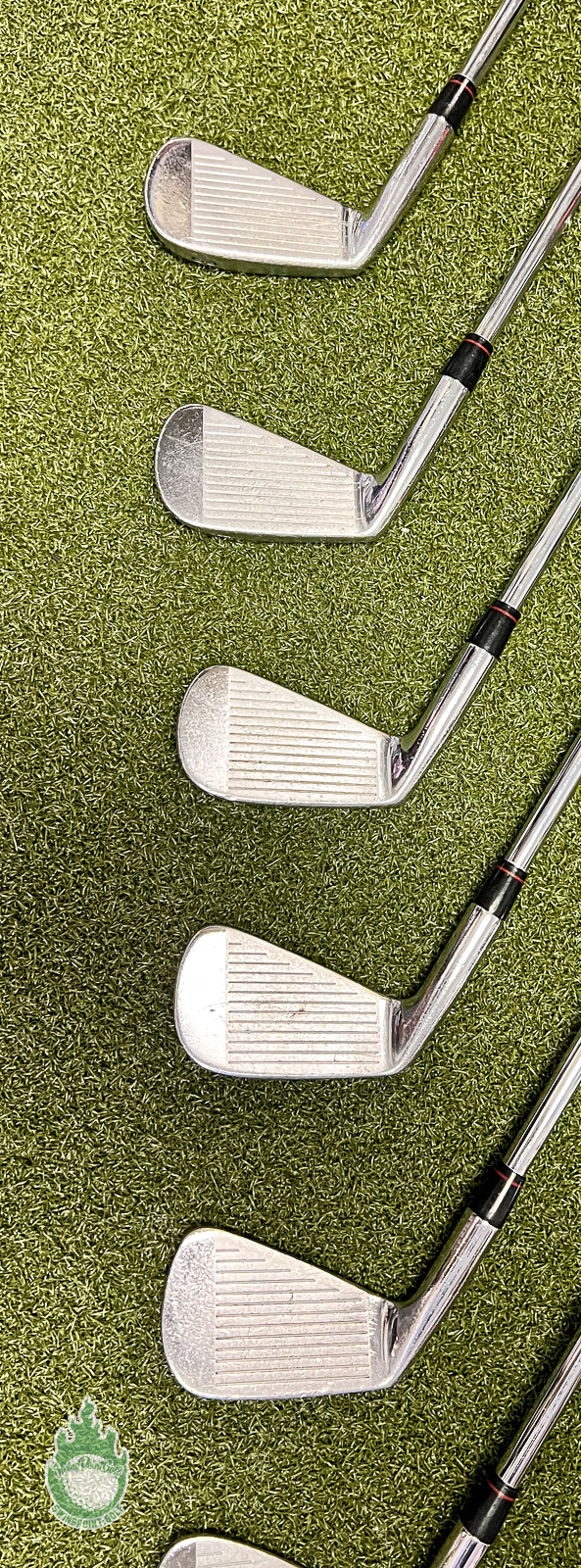 Used Nike Victory Red Tiger Woods Forged Irons 3-PW S300 Stiff Steel ...