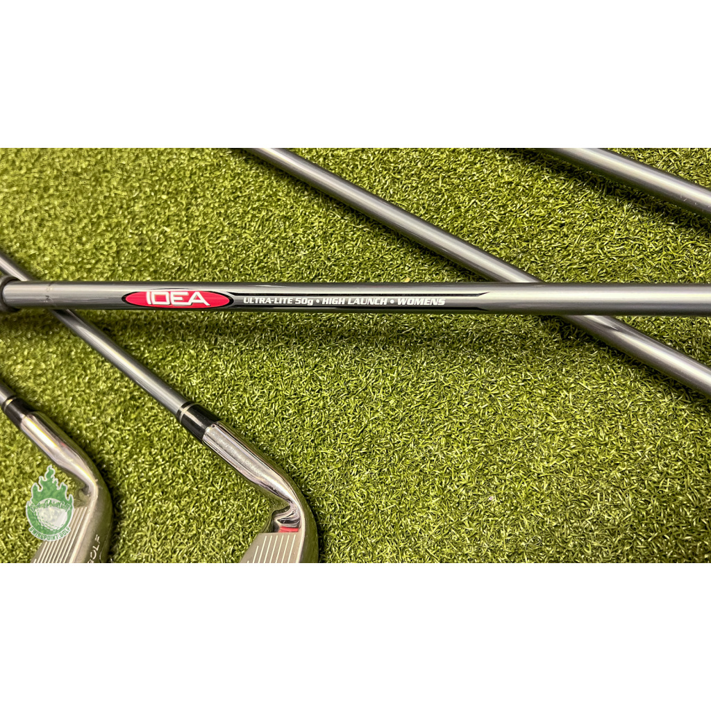 Used Adams Idea A12 OS Combo Irons 5H 6H 7-PW/SW 50g Ladies Graphite ...