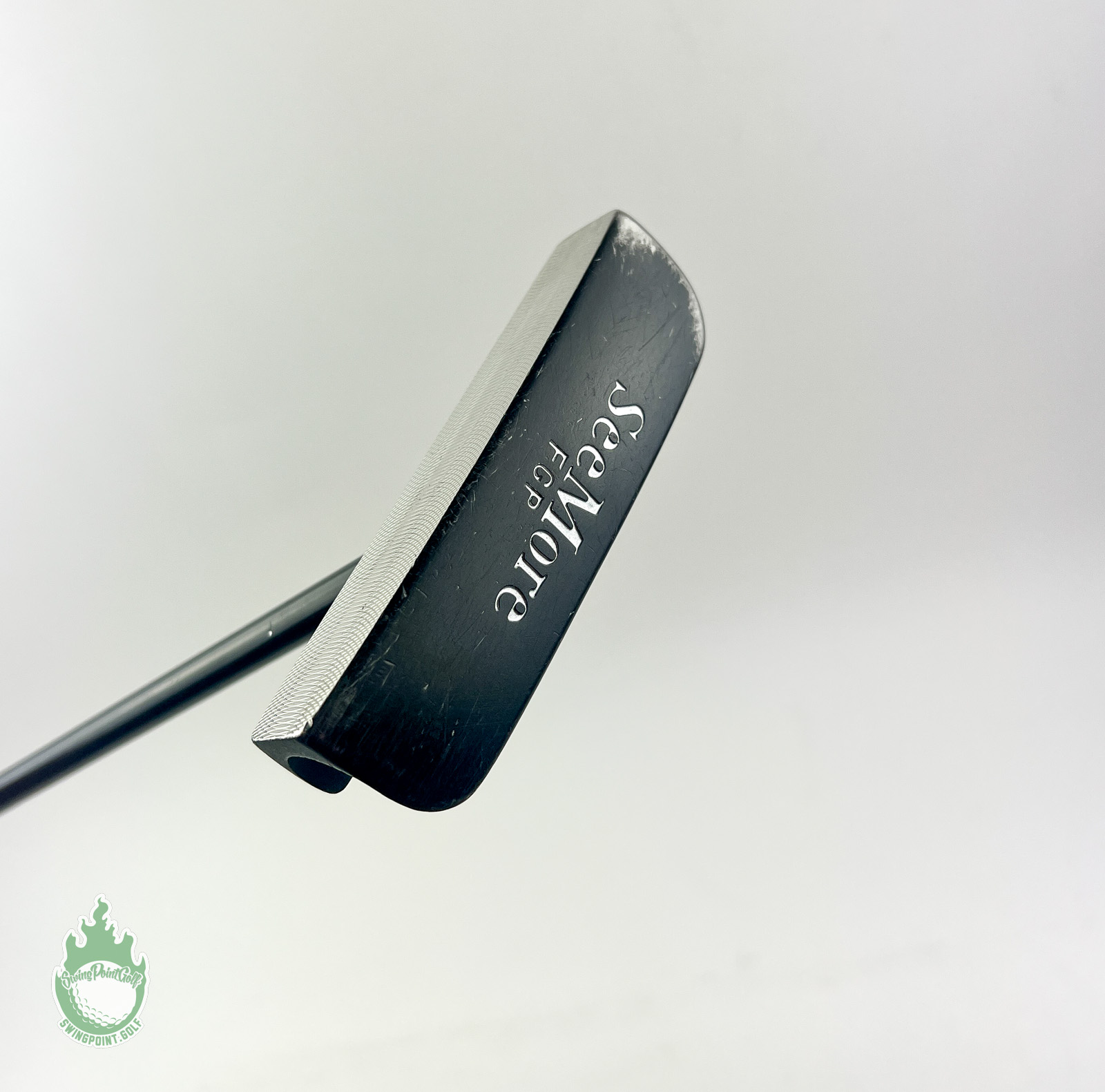 Used LEFT Handed The SeeMore FGP Original Blade 37" Putter Steel Golf ...