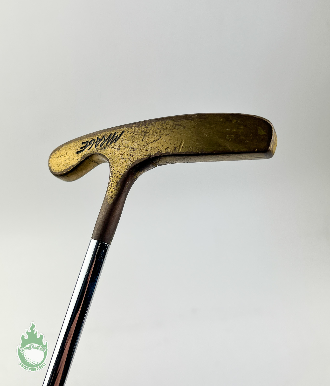 Vintage RH Browning Mirage M6 Putter with Brass Head Steel Golf Club ...