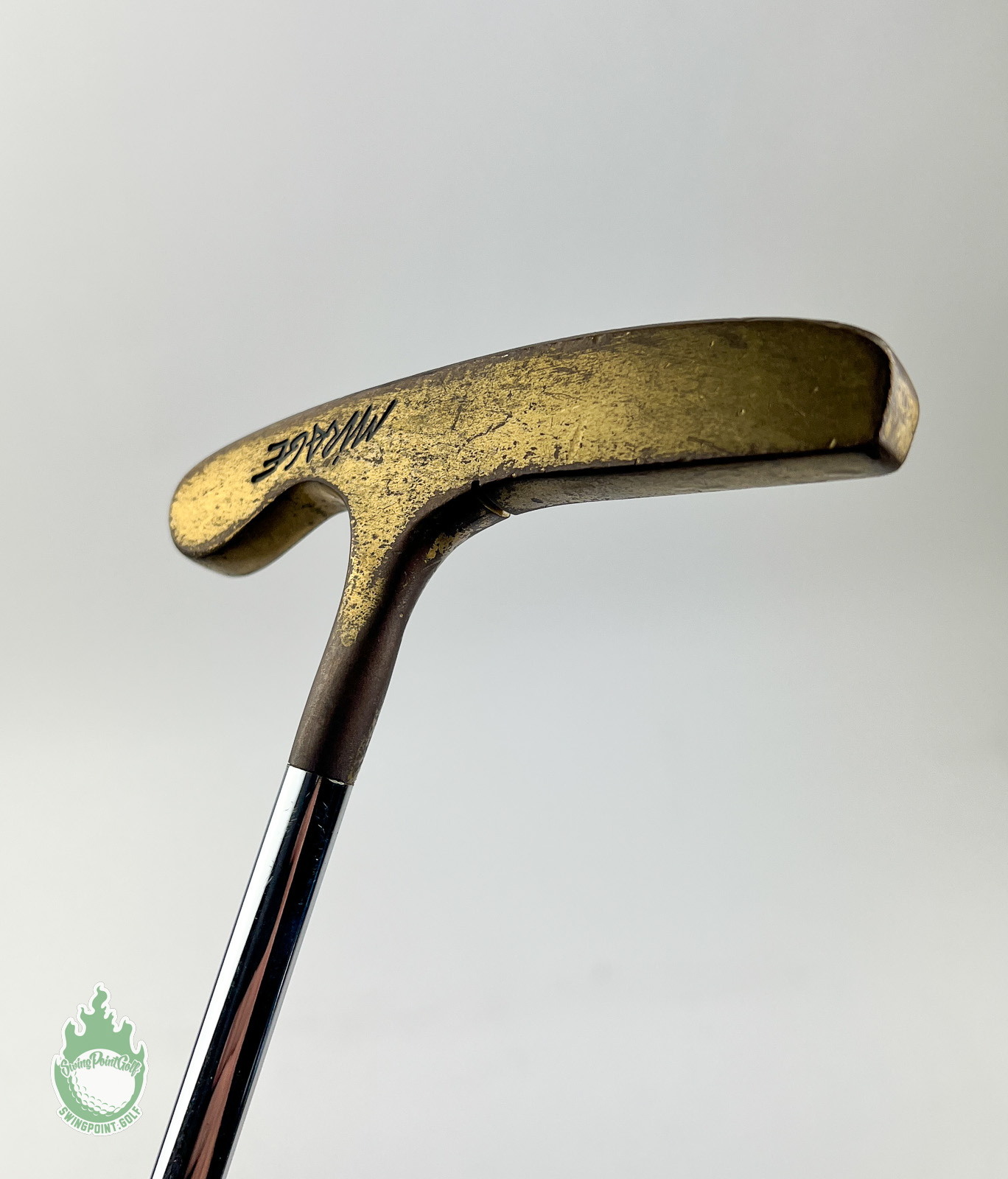 Vintage RH Browning Mirage M6 Putter with Brass Head Steel Golf Club ...