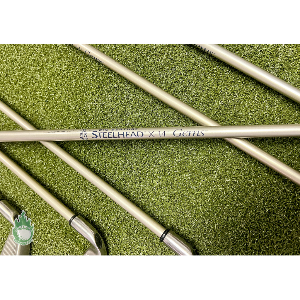 Used Callaway Steelhead X-14 Irons 6-PW/SW Ladies Flex Graphite Golf ...