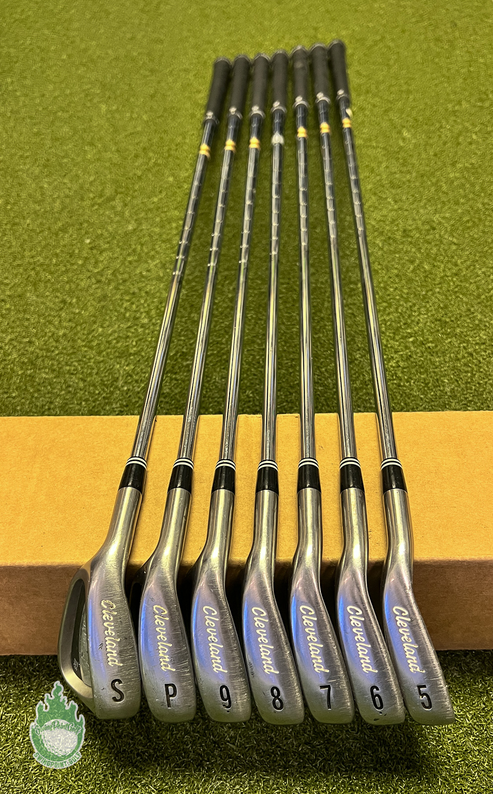 Used LH Cleveland Tour Action TA6 Irons 5-PW/SW Regular Steel Golf Club ...