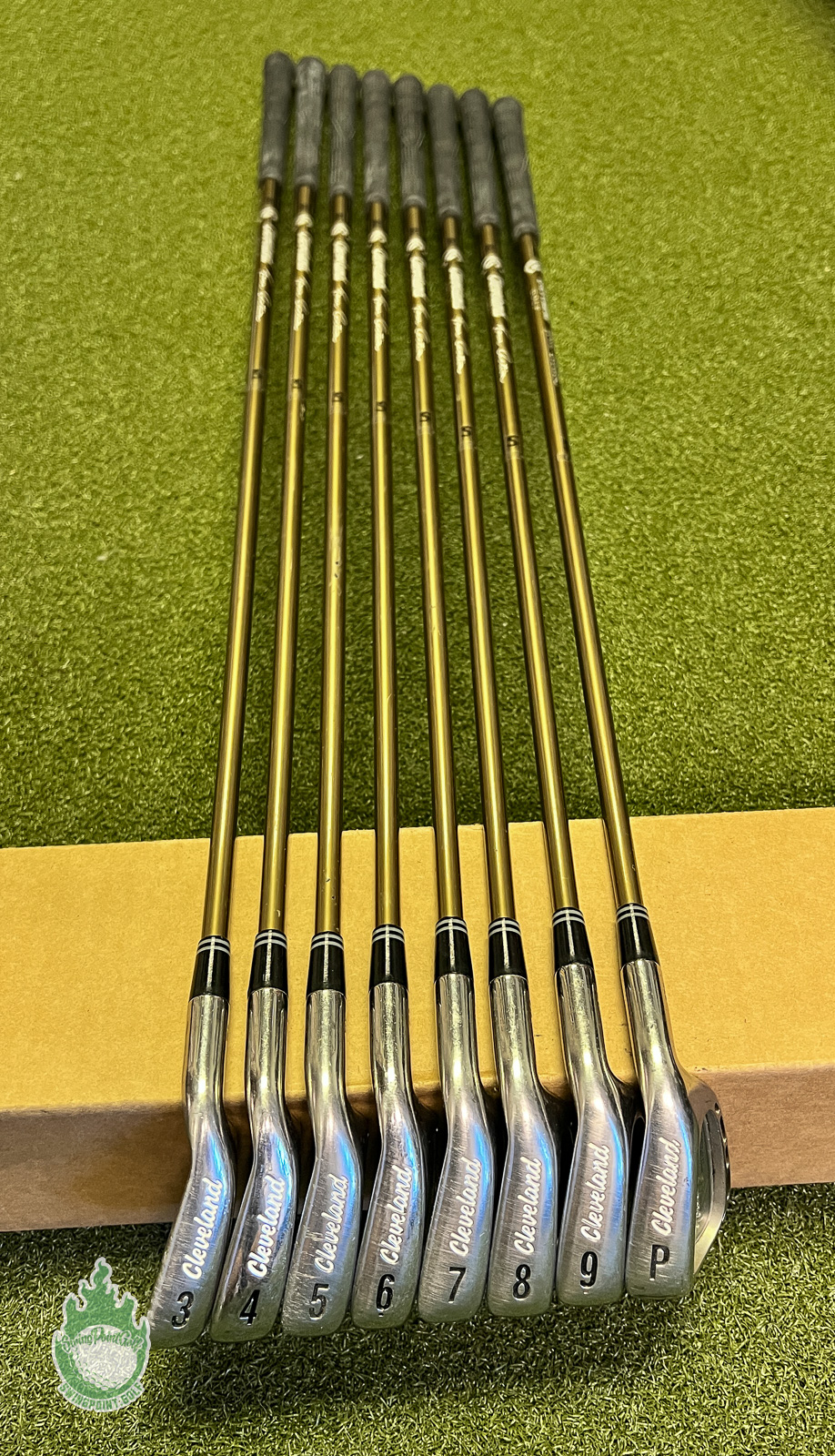 Used RH Cleveland Tour Action TA7 Irons 3-PW Stiff Flex Graphite Golf ...
