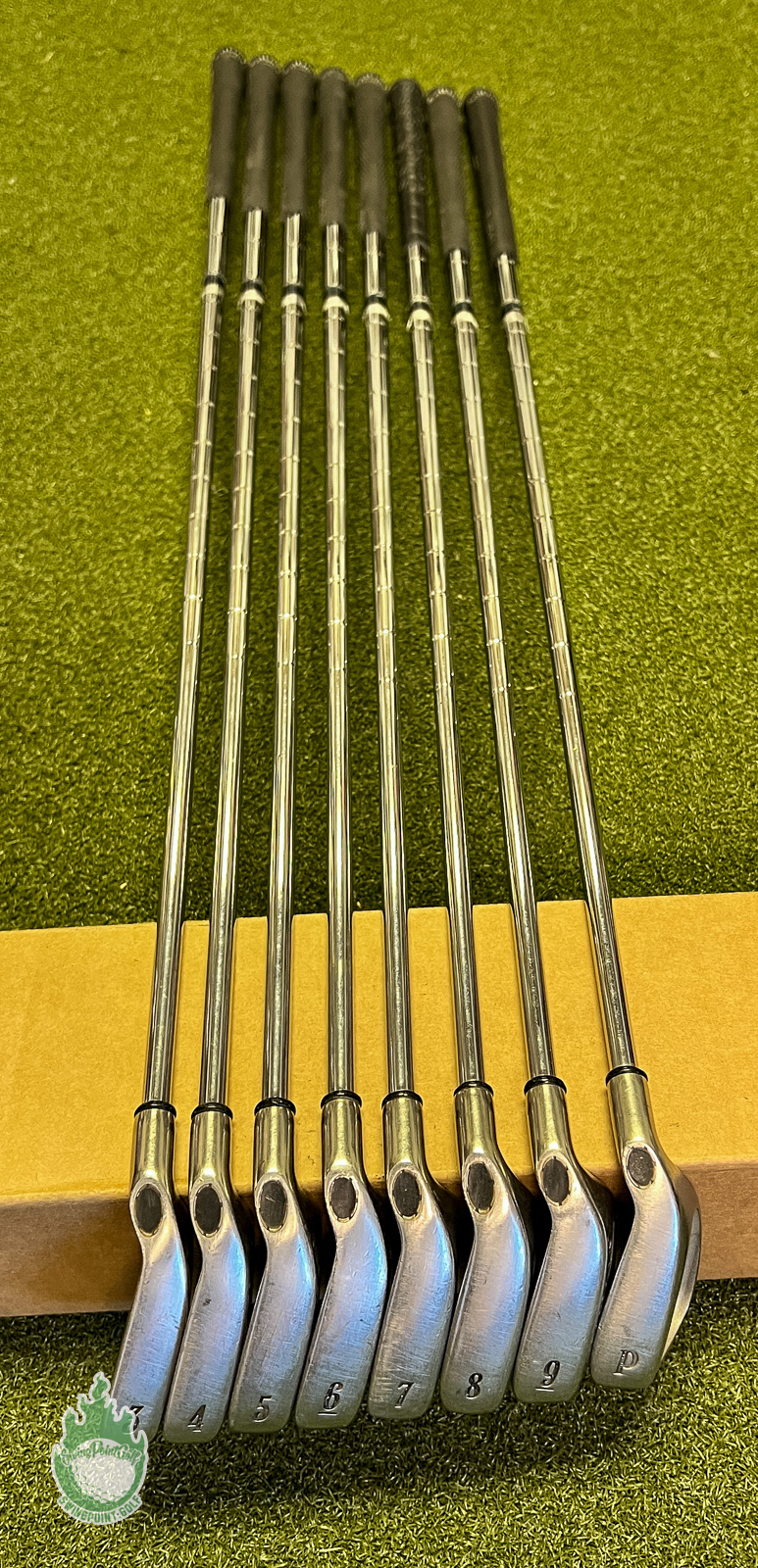 Used RH Callaway Steelhead X-14 Irons 3-PW Uniflex Steel Golf Club Set ...