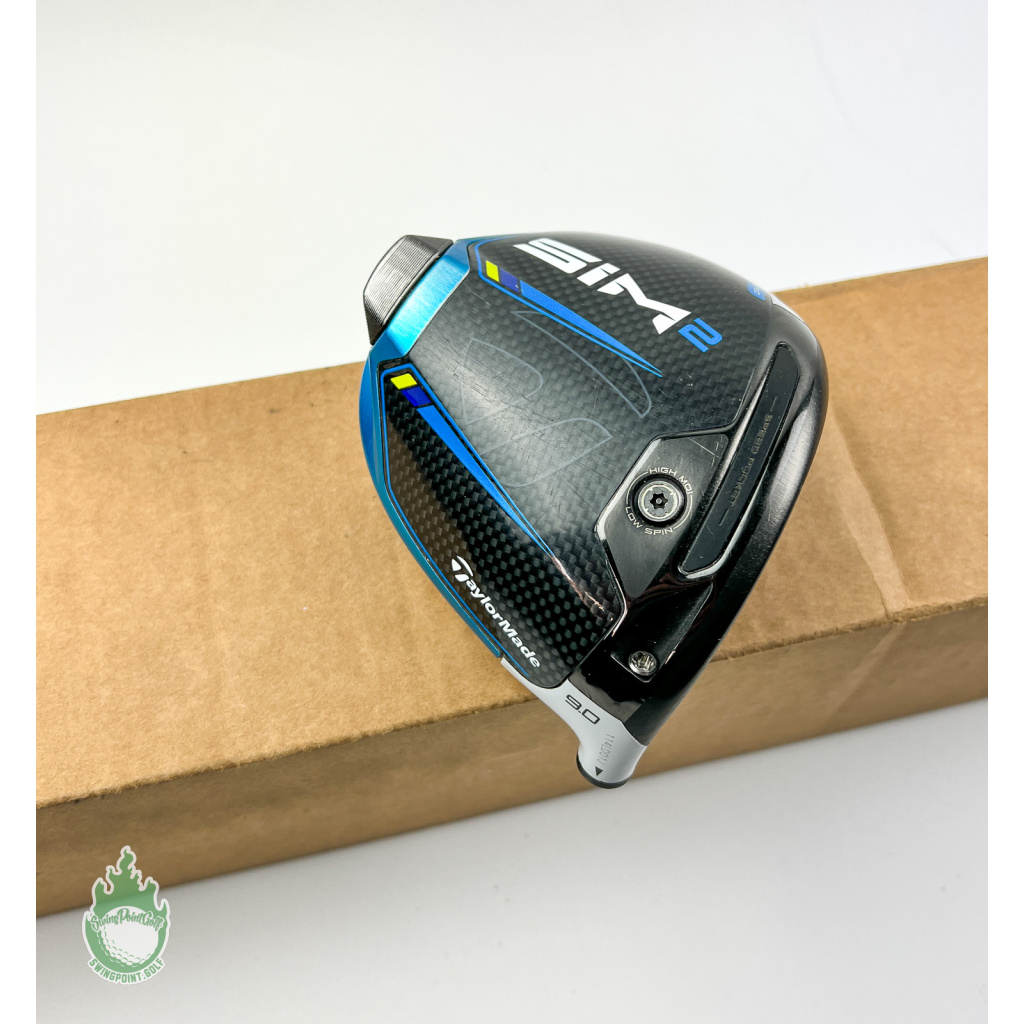 Used Tour Issued 2021 TaylorMade SIM 2 Driver 9* HEAD ONLY Golf Club ...