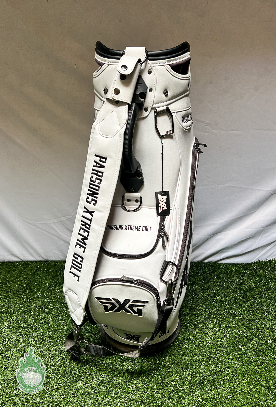 PXG Staff Bag White Owned by PGA Pro Ryan Moore TRUE Linkswear 6-Way ...