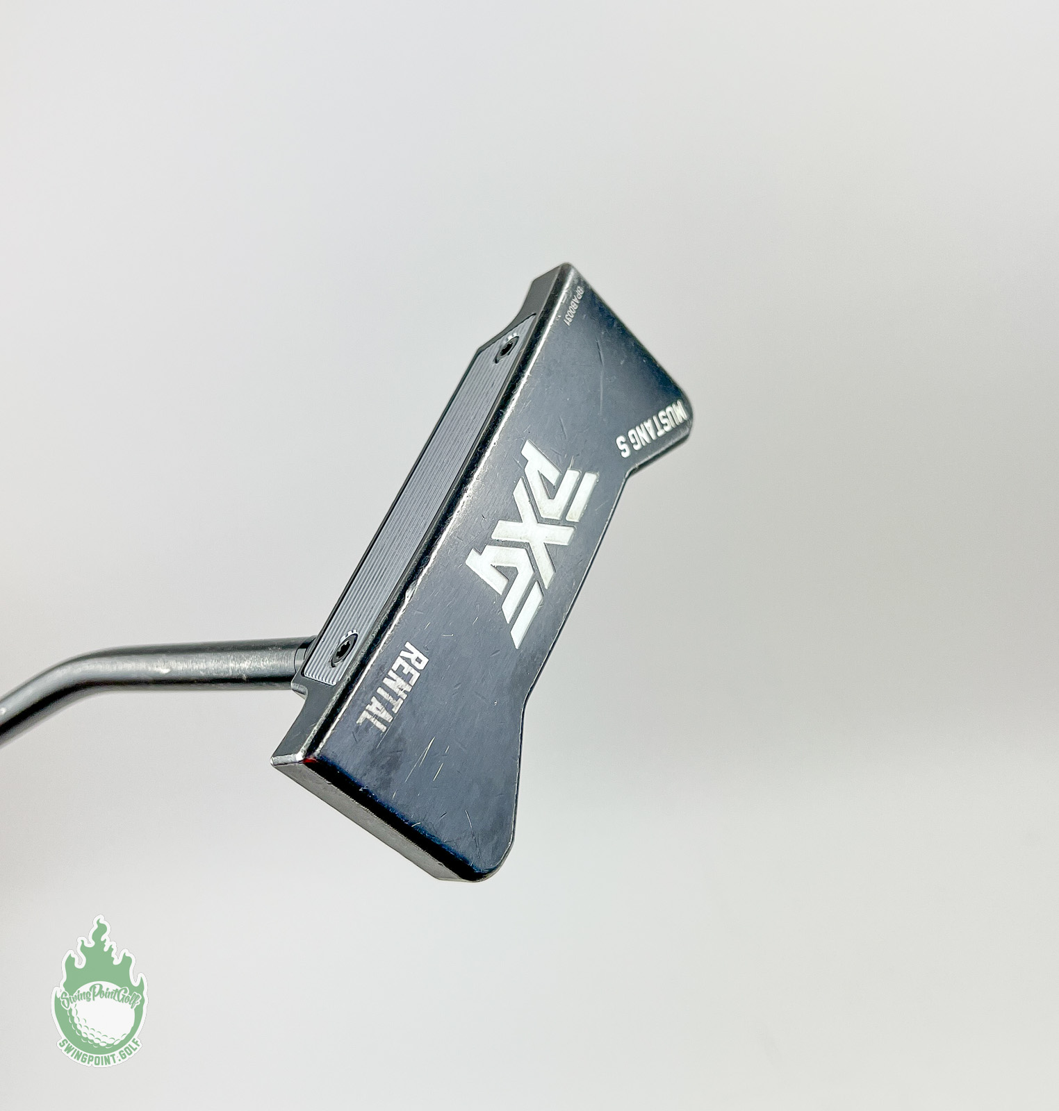 Used Left Handed PXG Mustang S Black 34″ Putter Black Steel Golf Club ...