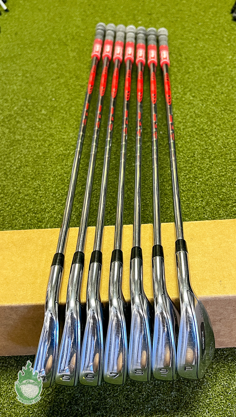 Used RH Callaway Rogue ST Pro Irons 4-PW Tour 105g Stiff Flex Steel ...