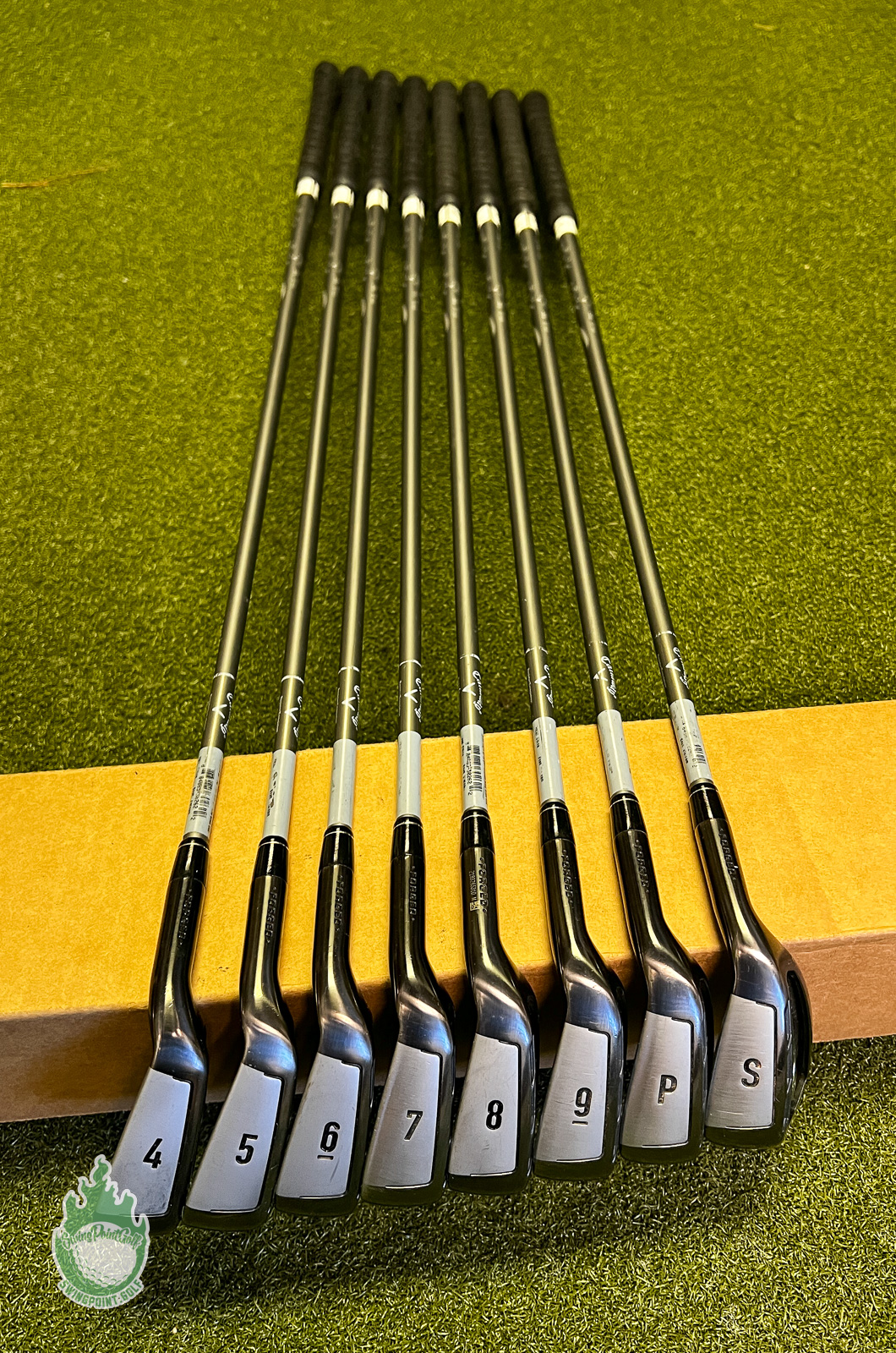 Used Right Handed Callaway RAZR XF Irons 4-PW/SW 50g Ladies Graphite ...