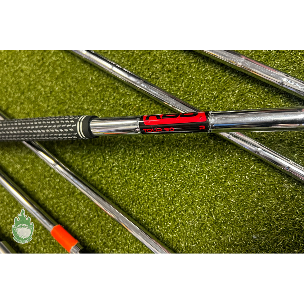 Used RH Cobra RADSpeed 3D Printed Irons 5-PW/GW KBS 90g Regular Steel ...