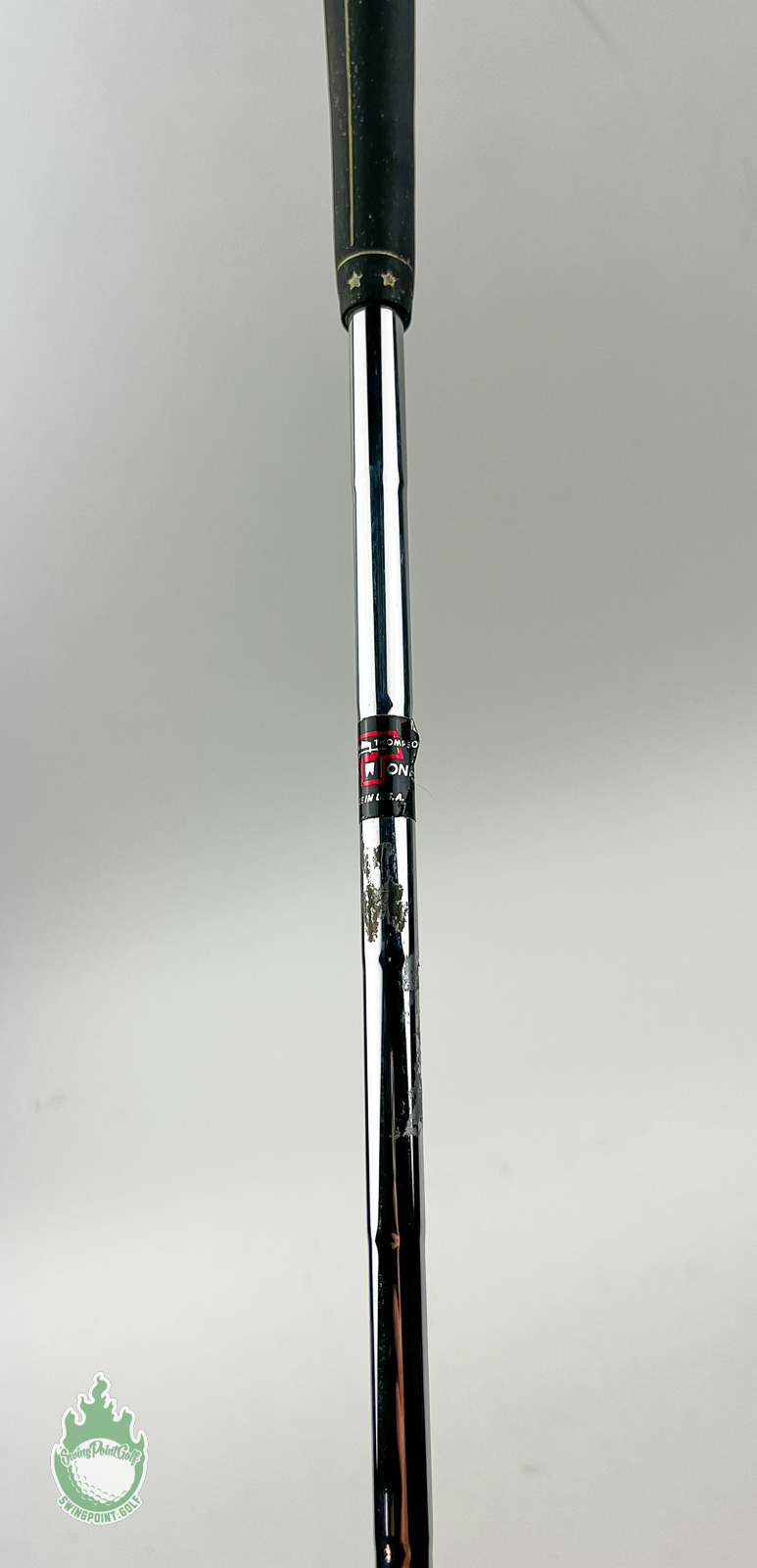 Pre-Owned LEFT Handed Stan Thompson Wood and Brass Putter Steel Golf ...