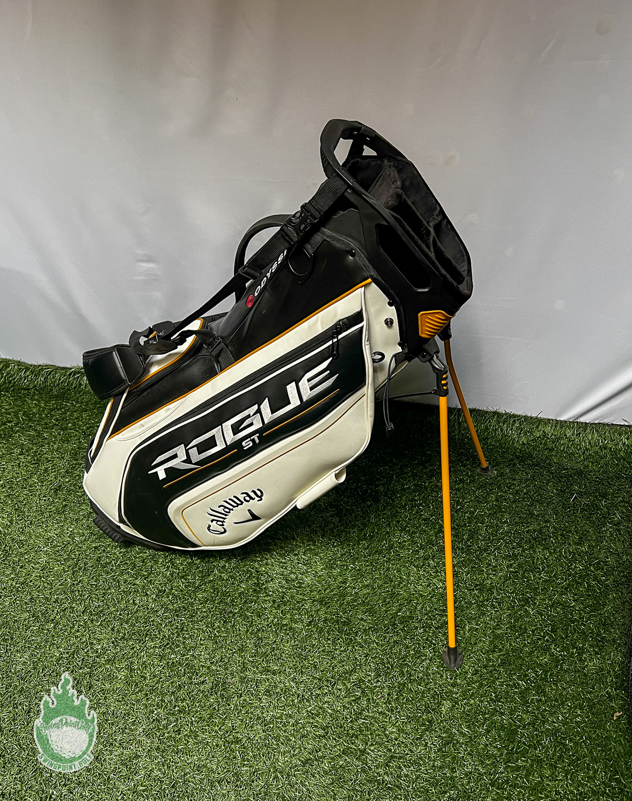 Used Callaway Rogue ST Stand Golf Cart Carry Bag 4-Way Bag with Strap ...