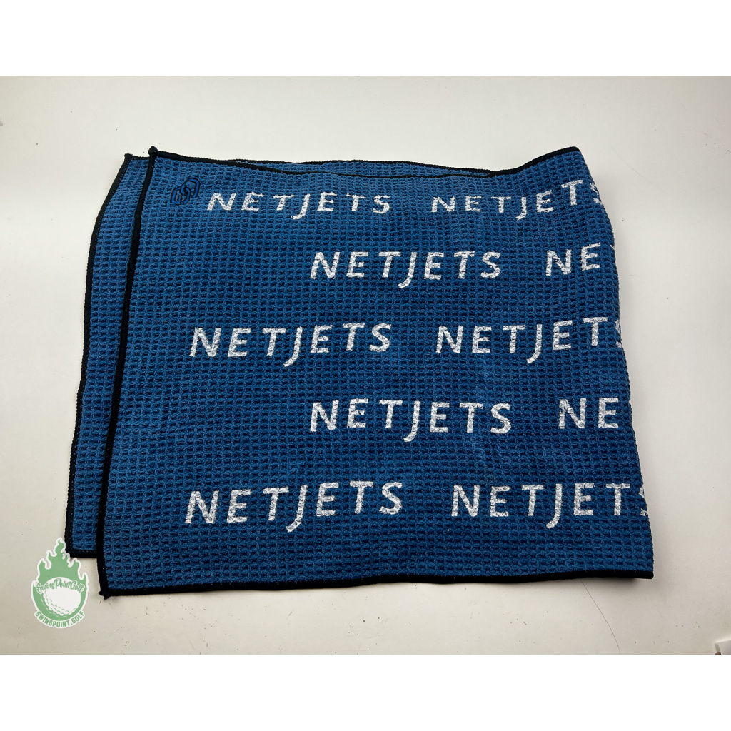 Gently Used NetJets Blue Waffle Club Glove Golf Towel – SwingPoint Golf®