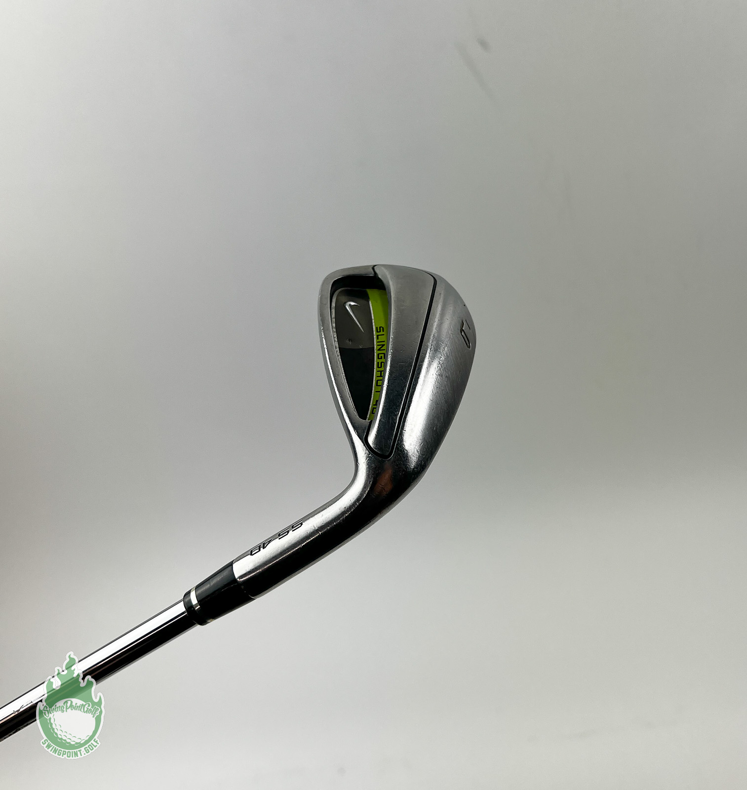 Used Right Handed Nike Golf Slingshot 4D 9 iron Regular Flex Steel Club ...