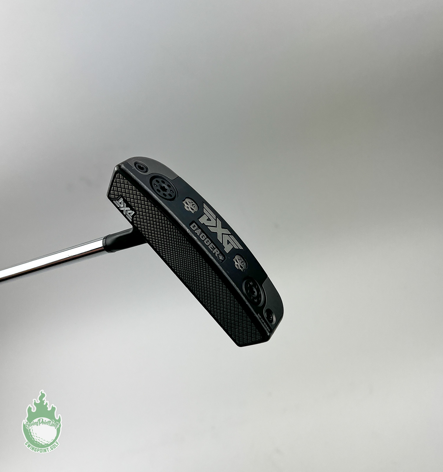 Used Right Handed PXG Battle Ready Dagger+ 35" Putter Black Steel Golf ...