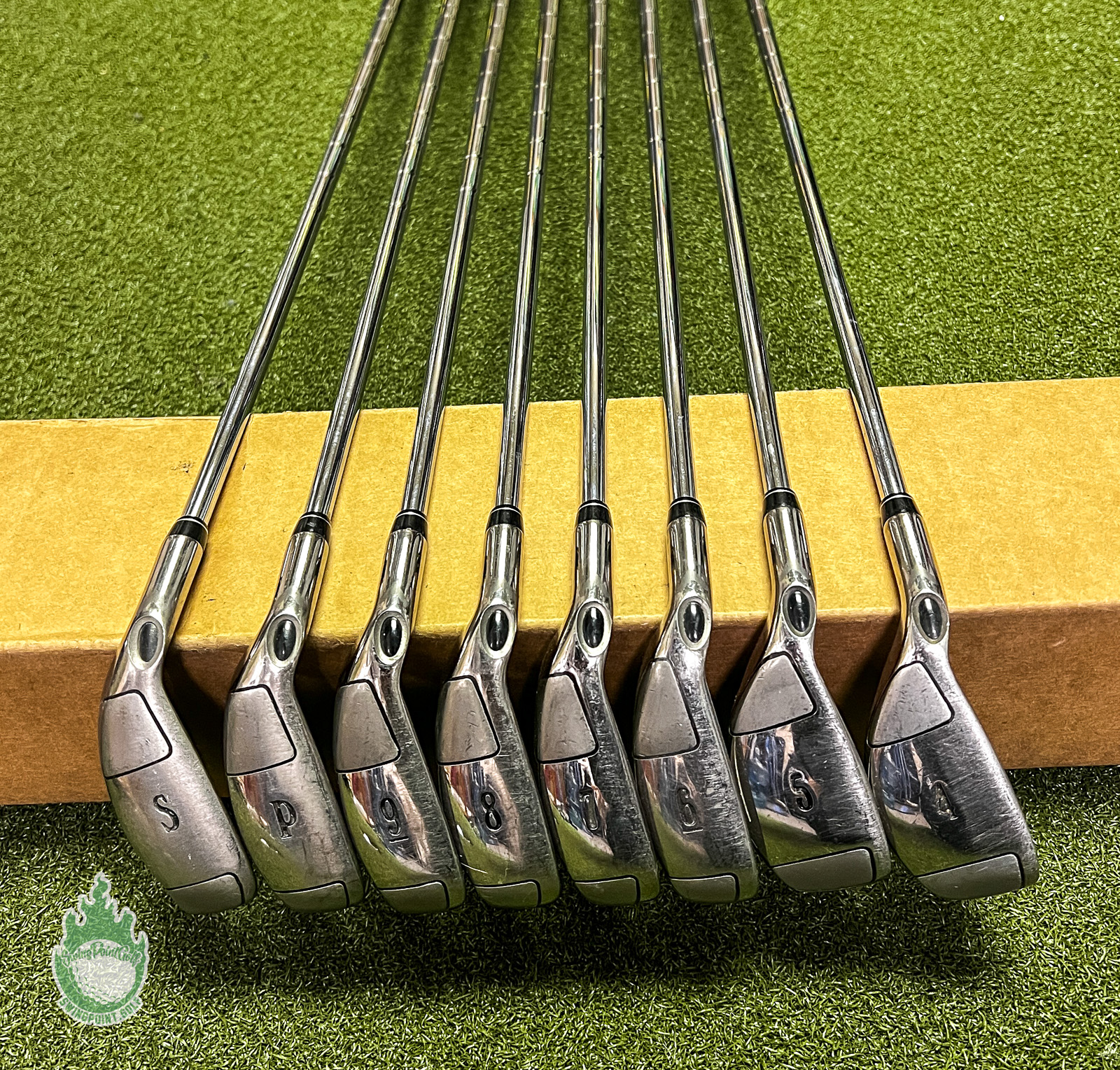 Used Left Handed Callaway FT i-brid Irons 4-PW/SW Uniflex Steel Golf ...