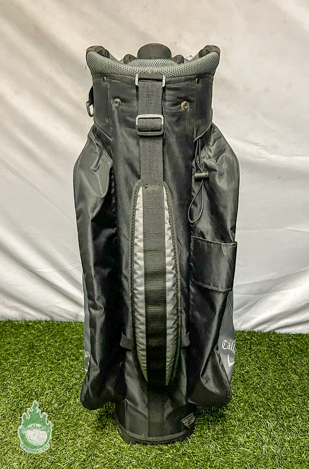 Used Callaway REVA 14-Way Golf Cart Carry Golf Bag Black/Grey ...