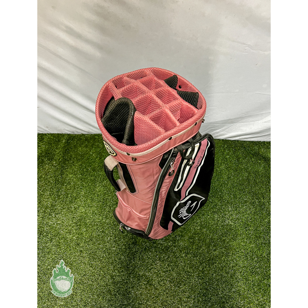 Used Callaway CHEV 14 Way Golf Cart Bag Pink Embroidered Las Vegas ...