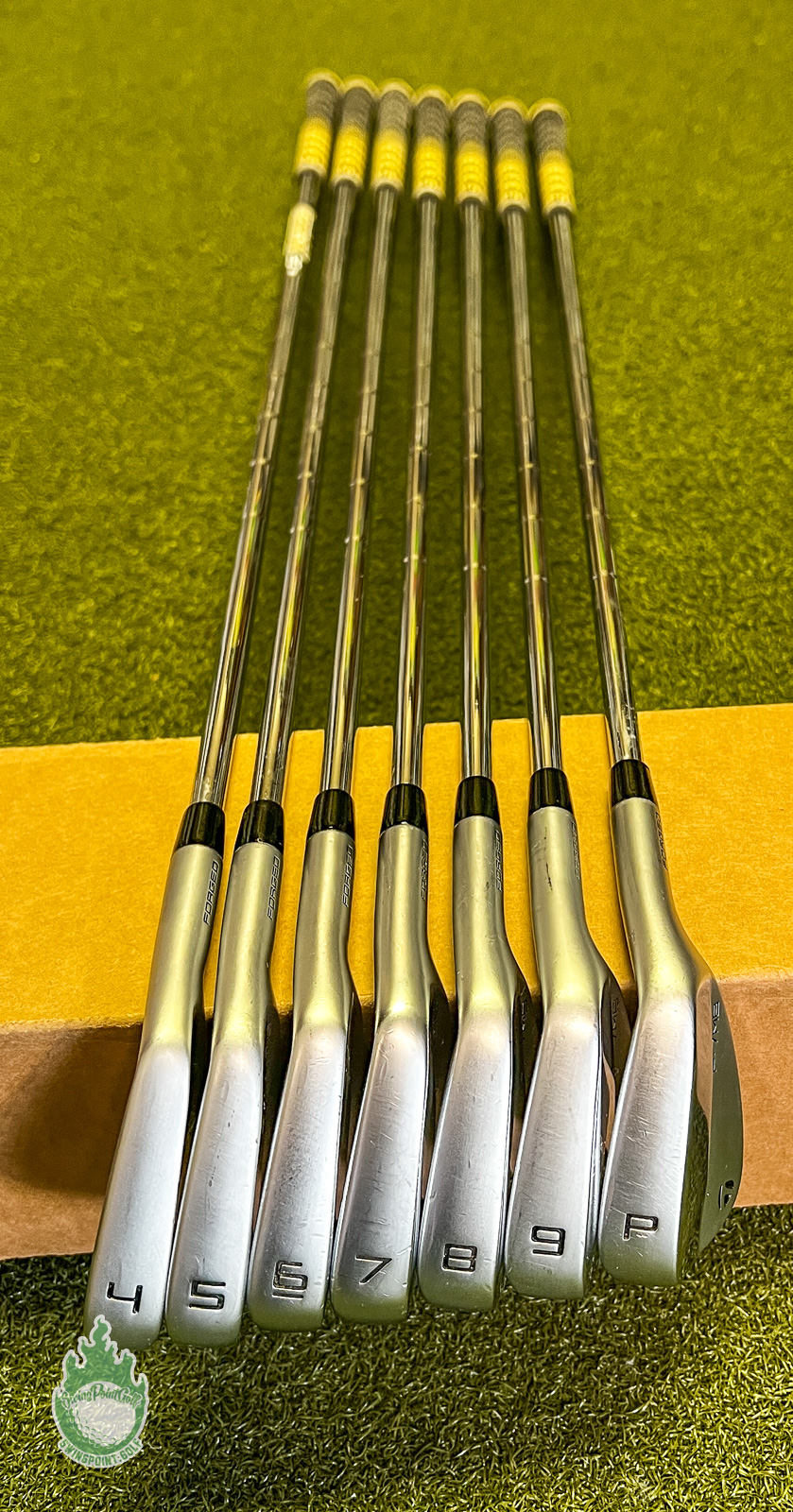 Used 2023 TaylorMade P-7MB Forged Irons 4-PW 120g X100 X-Stiff Steel ...