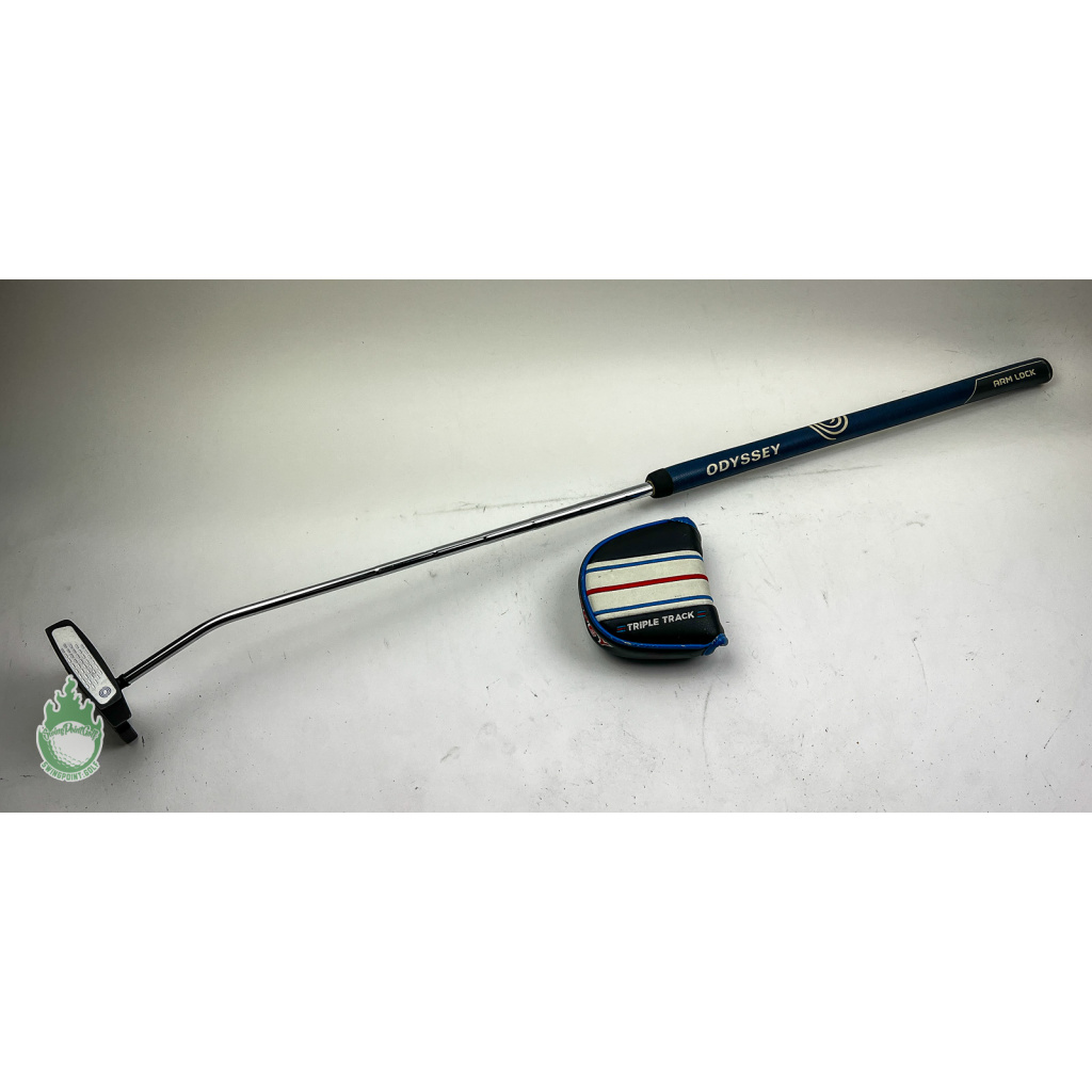 Used Right Handed Odyssey Ten 2-Ball Arm Lock 41" Putter Steel Golf ...