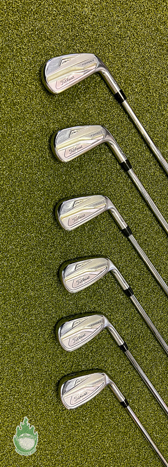 Used RH Titleist 718 AP2 Forged Irons 5-PW Tour White S300 Used RH Titleist 718 AP2 Forged Irons 5-PW Tour White S300