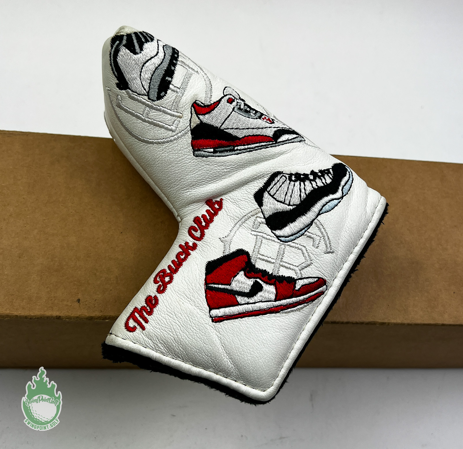 The Buck Club Last Dance Jordan Shoe Blade Style Putter Cover Headcover ...