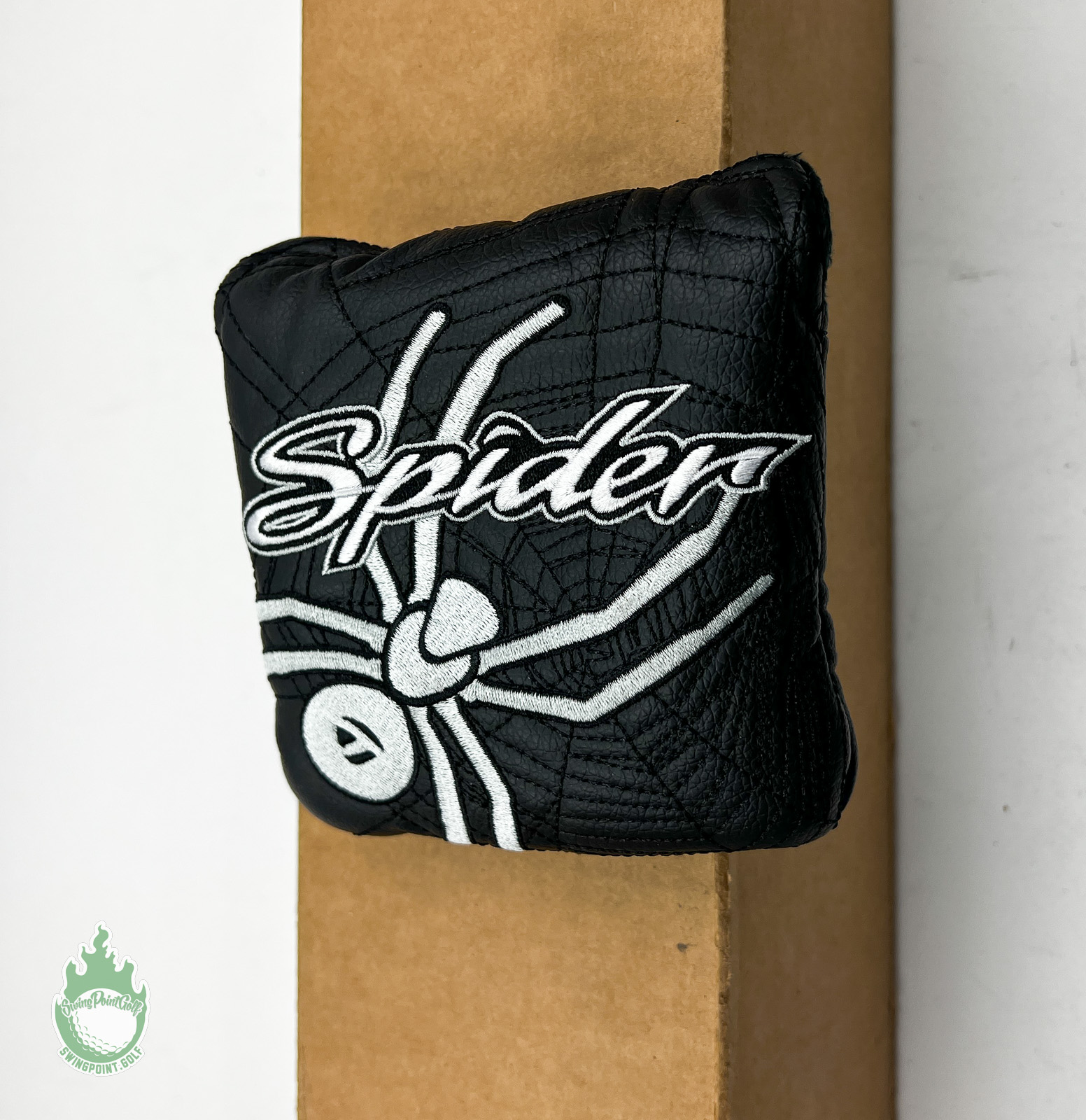 New TaylorMade Black Spider Mallet Putter Headcover Head Cover Golf ...