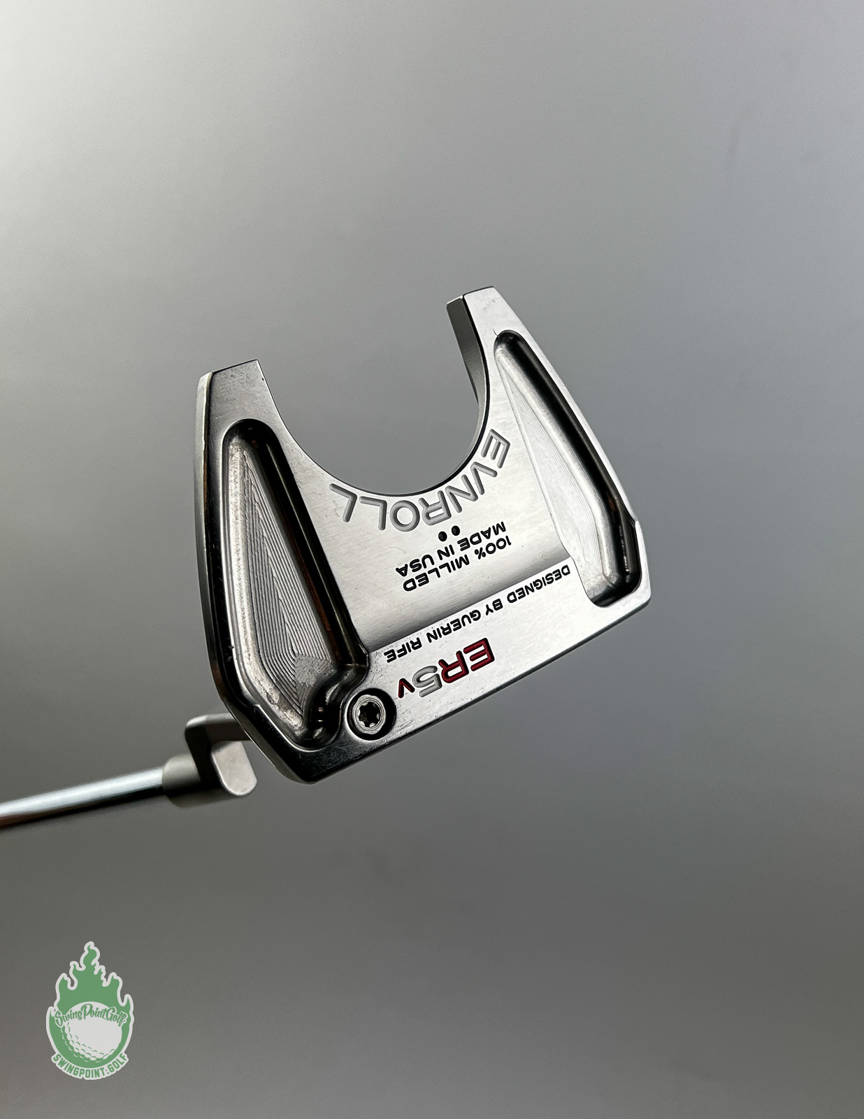 Used Right Handed EVNROLL ER5V 35" Milled Mallet Putter Steel Golf Club ...