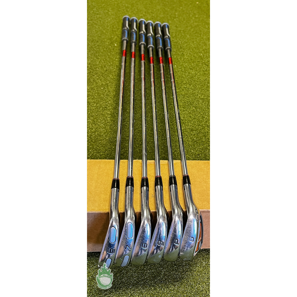 Used RH Cobra AMP Forged Irons 6-PW/GW KBS Regular Flex Steel Golf Club ...