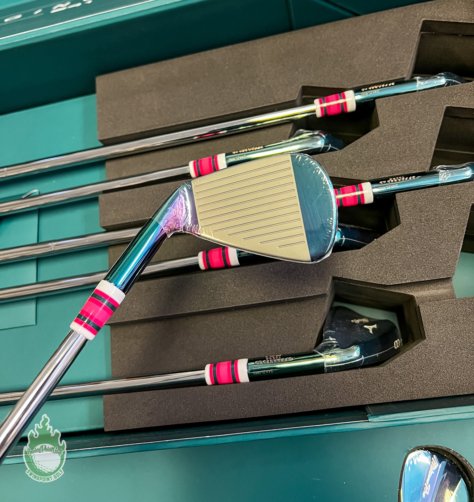 New Mizuno Pro 241 Azalea Limited Edition Forged Irons 3-PW Stiff Steel ...