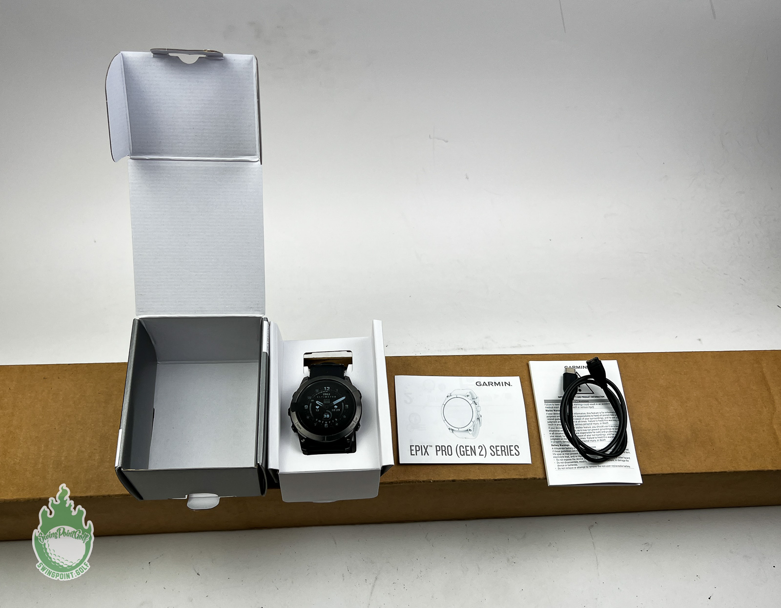 Gently Used Garmin Sapphire EPIX PRO Multisport GPS Watch With Charger ...