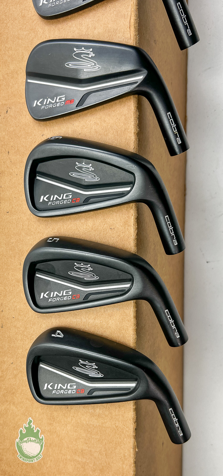 Used RH Cobra King Forged CB/MB Combo Irons 4-PW HEADS ONLY Golf Club ...