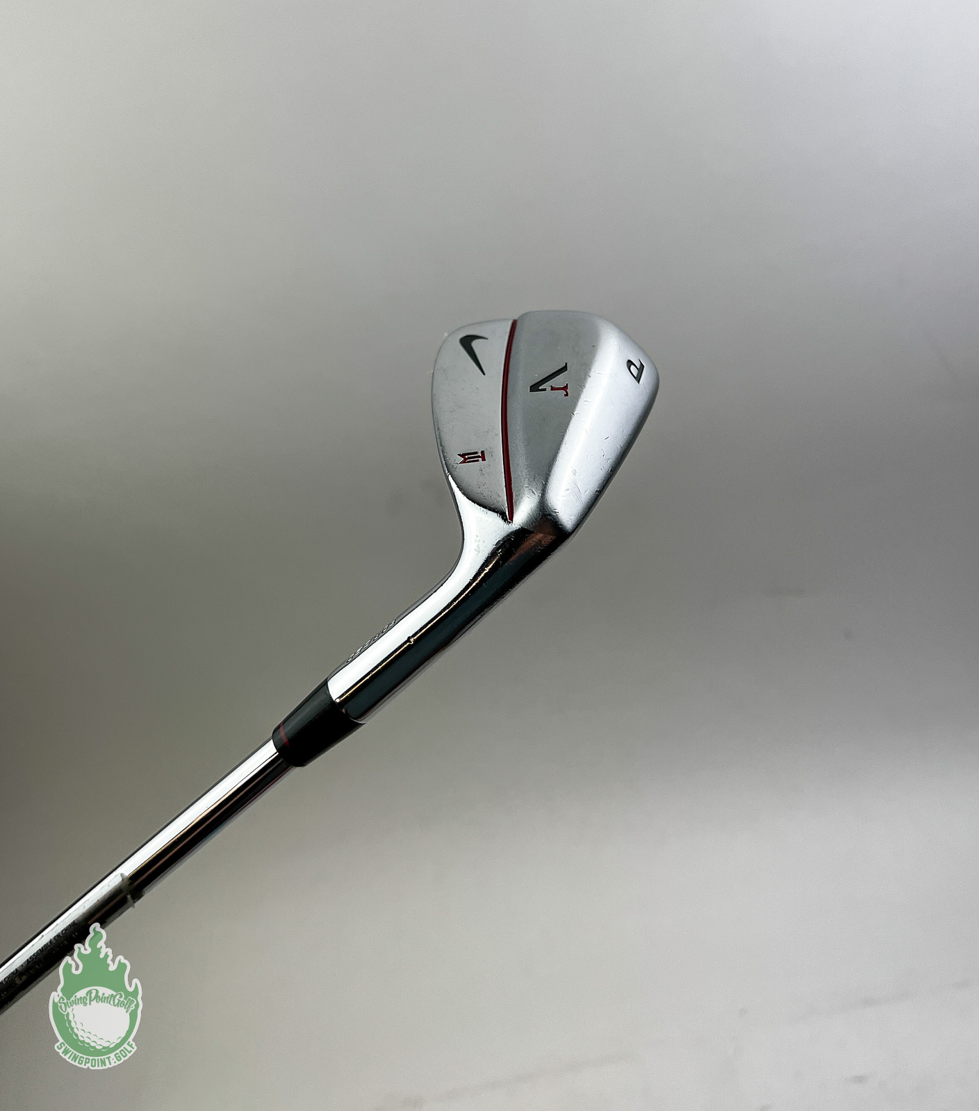 Used RH Nike Victory Red Tiger Woods Forged PW S300 Stiff Steel Golf ...